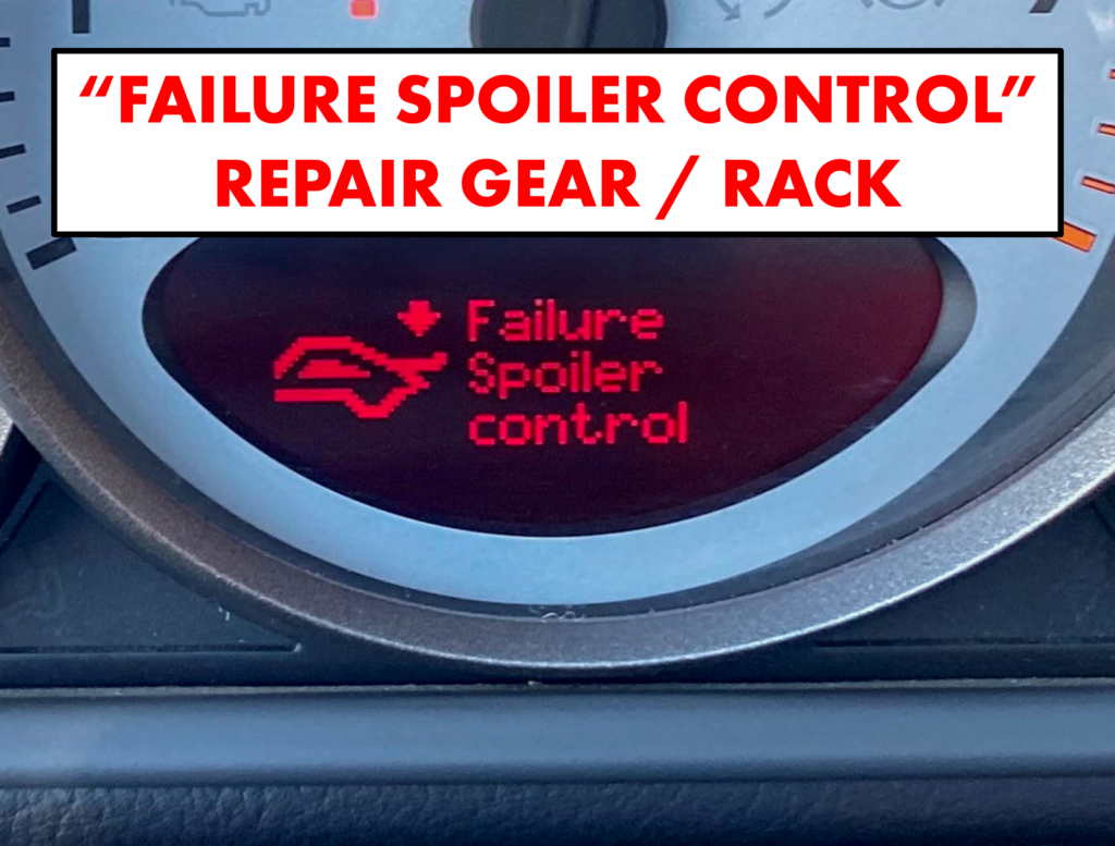 Porsche 996 / 997 Electric Rear Spoiler / Decklid Plastic Gear Repair ...